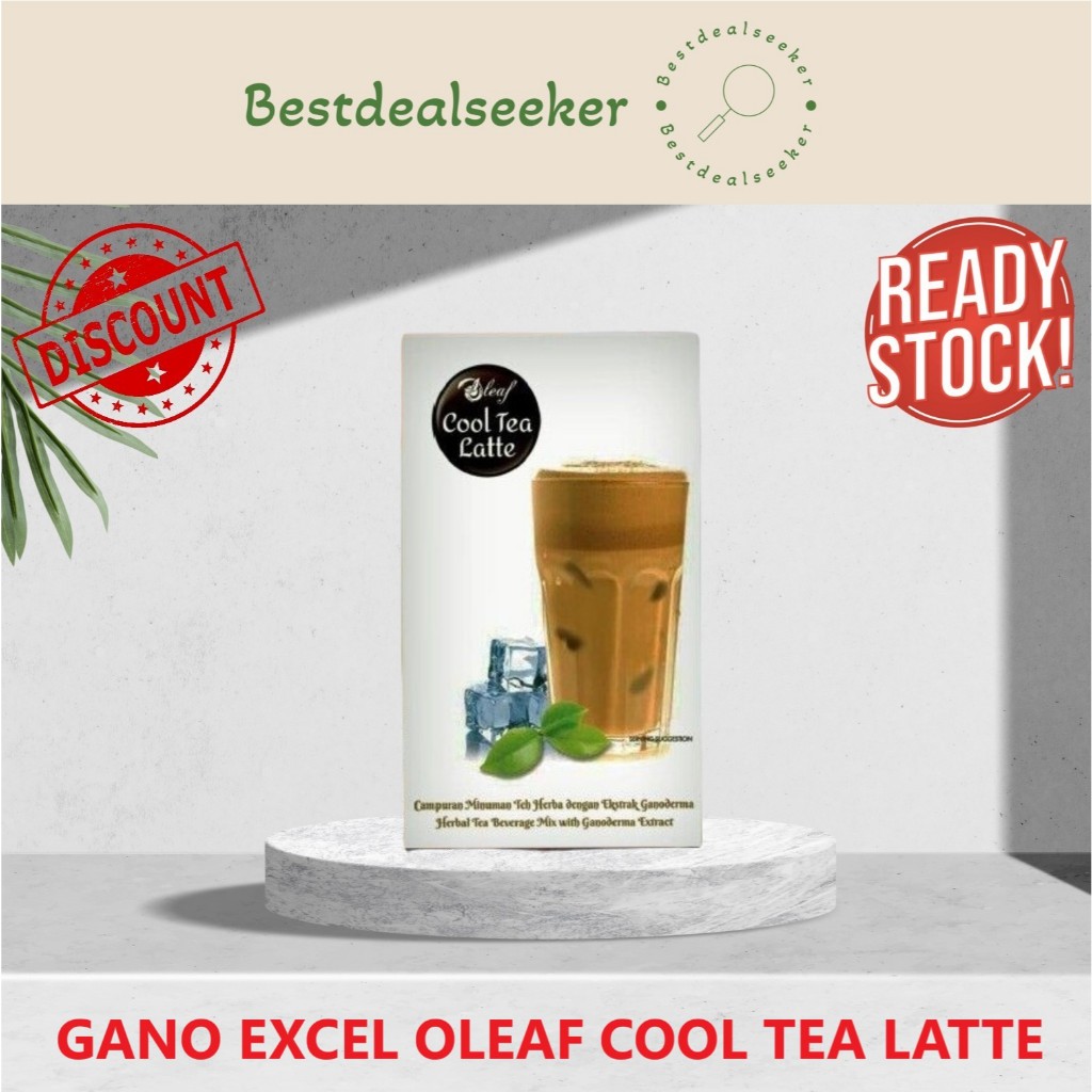 [ WHOLESALE PRICE ] GANO EXCEL OLEAF COOL TEA LATTE WITH GANODERMA ...