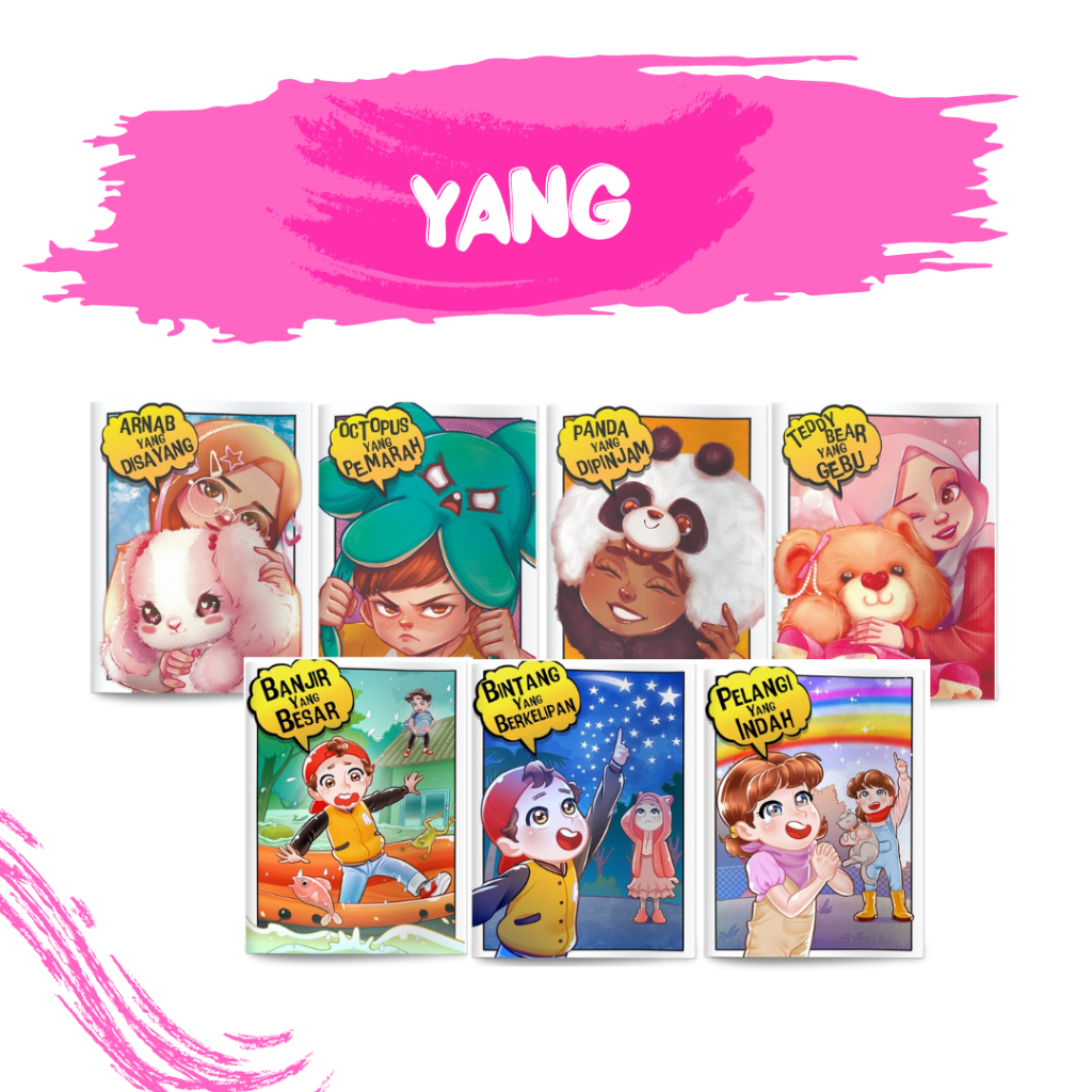 SIRI YANG: ARNAB | OCTOPUS | TEDDY BEAR | PANDA | BANJIR | BINTANG [Buku Cerita Kanak-kanak ...