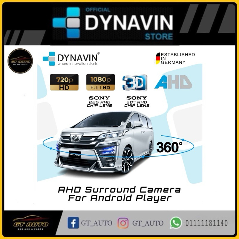 DYNAVIN 360 PANORAMIC AHD CAMERA NORMAL LENS 1080P / PREMIUM LENS 1080P ...