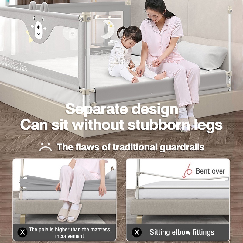 DODO Lifting Baby Safety Bed Guard Bed Rail Anti-fall Bed Fence Bed ...