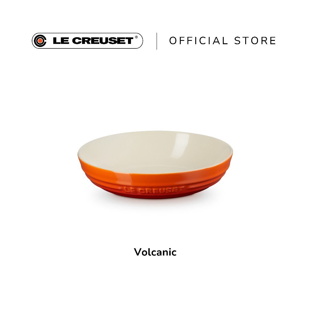 Le Creuset Stoneware Deep Round Dish 20cm | Shopee Malaysia