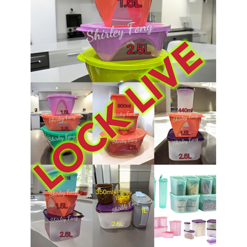 Tupperware Lock for Live (Combo Set) | Shopee Malaysia