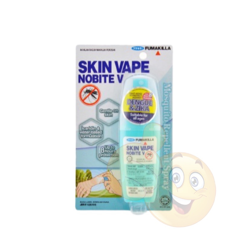 Fumakilla Skin Vape Nobite V Mosquito Repellent Spray (70ml) | Shopee ...