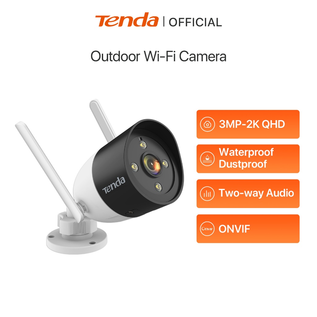 Tenda CT3 1080P/2K CCTV wireless outdoor wifi Camera Waterproof IP ...