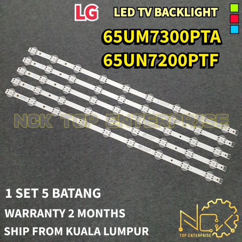 LG 65UM7300PTA 65UN7200PTF TV LED BACKLIGHT BARU READY STOCK 65UN7200 ...