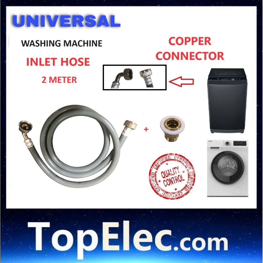 Washing Machine FRONT LOAD TOP LOAD Inlet Hose COPPER PIPE AIR PUMBLING ...