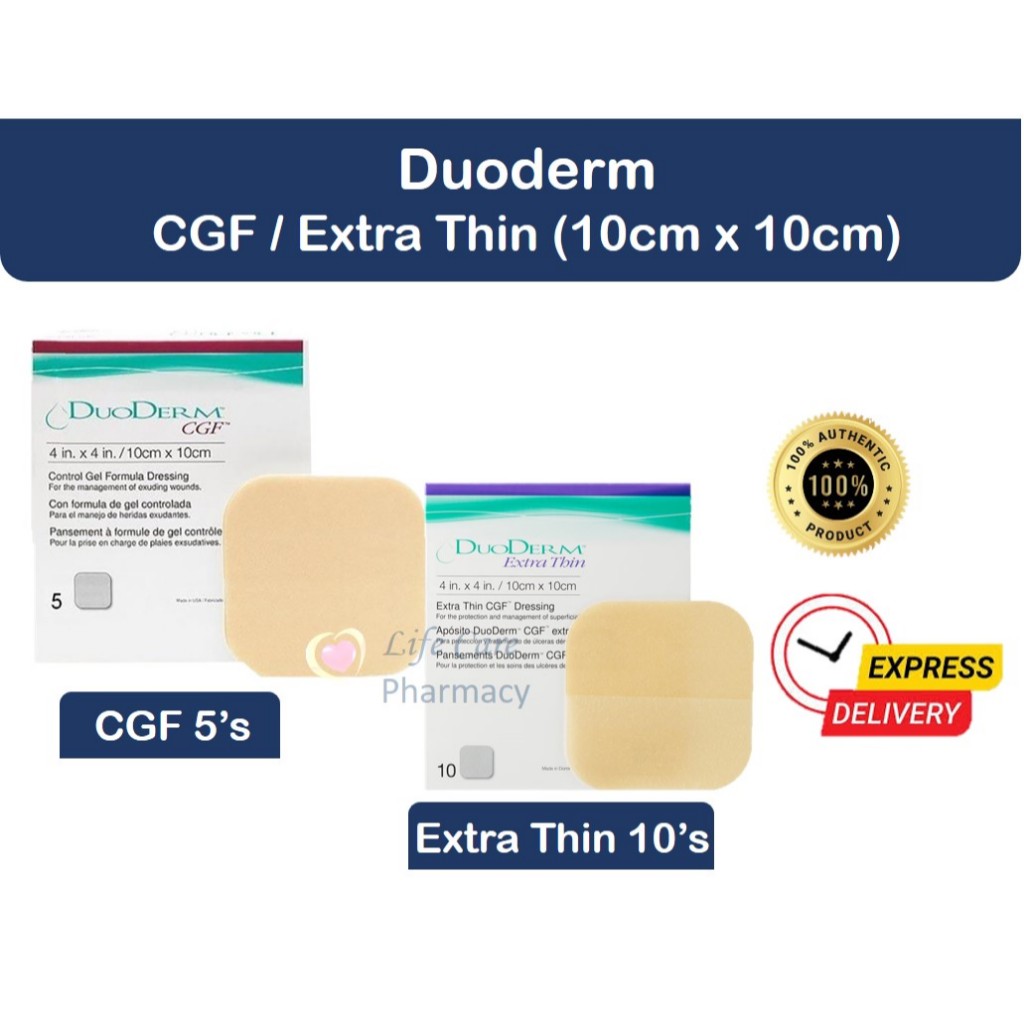 DuoDerm Patch CGF/Extra Thin (4"x4") [Exp:6/28] [Exp:9/28] | Shopee ...