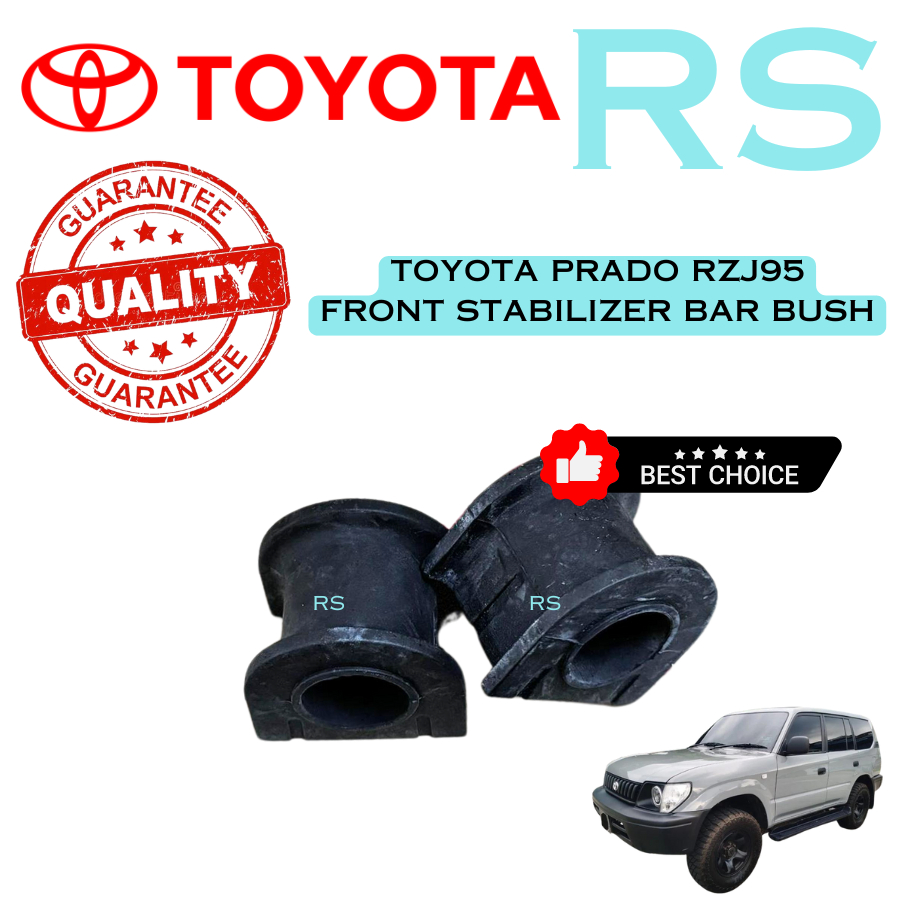 [1 Pair] Toyota Prado RZJ95 Front / Rear Stabilizer Bar Bush (26mm ...