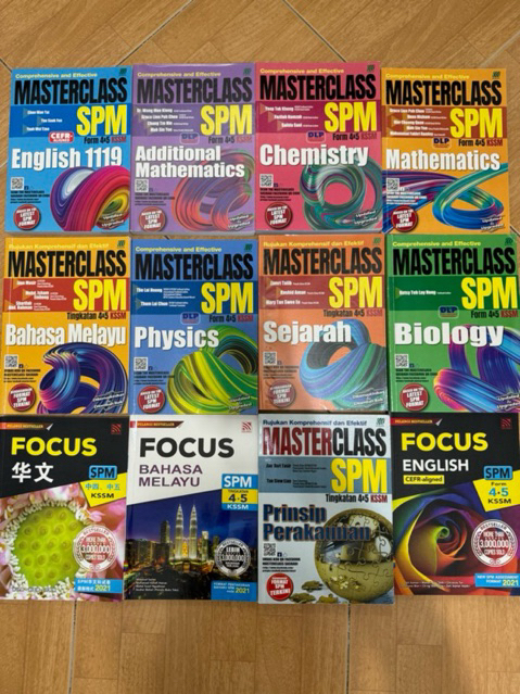 【Preloved SPM Books】 Sasbadi SPM KSSM Masterclass Buku Rujukan Form4 ...