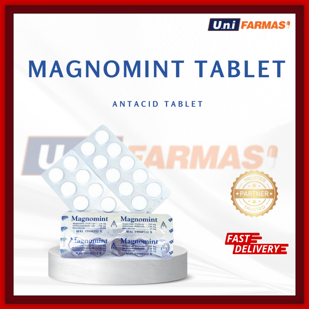 MAGNOMINT TABLET 10S -1 STRIP [ANTACID TABLET] | Shopee Malaysia