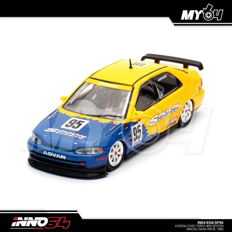 INNO64 HONDA CIVIC FERIO EG9 SPOON MACAU GRAND PRIX GUIA RACE 1995 ...