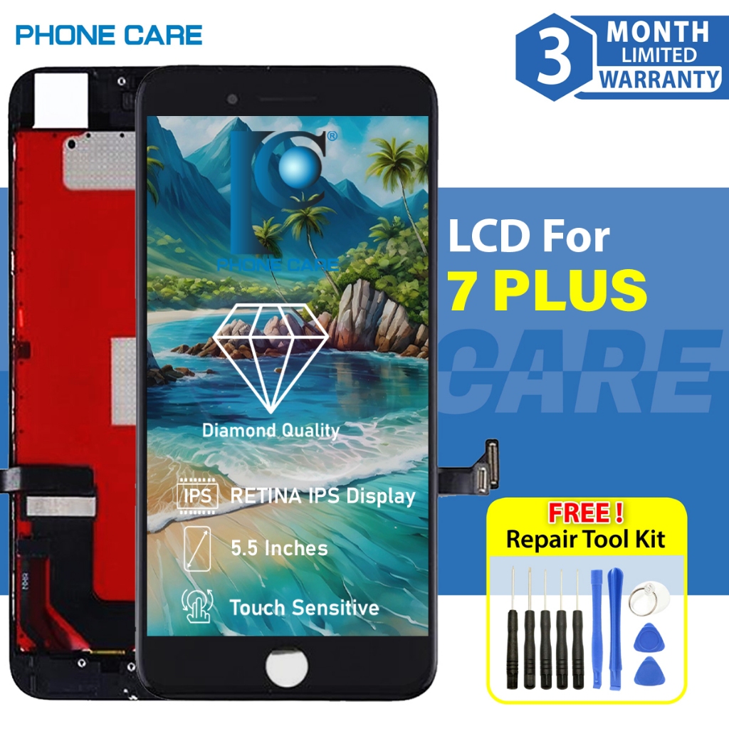 Lcd Compatible For IP 7 Plus (With Touch Screen Display) | Shopee Malaysia