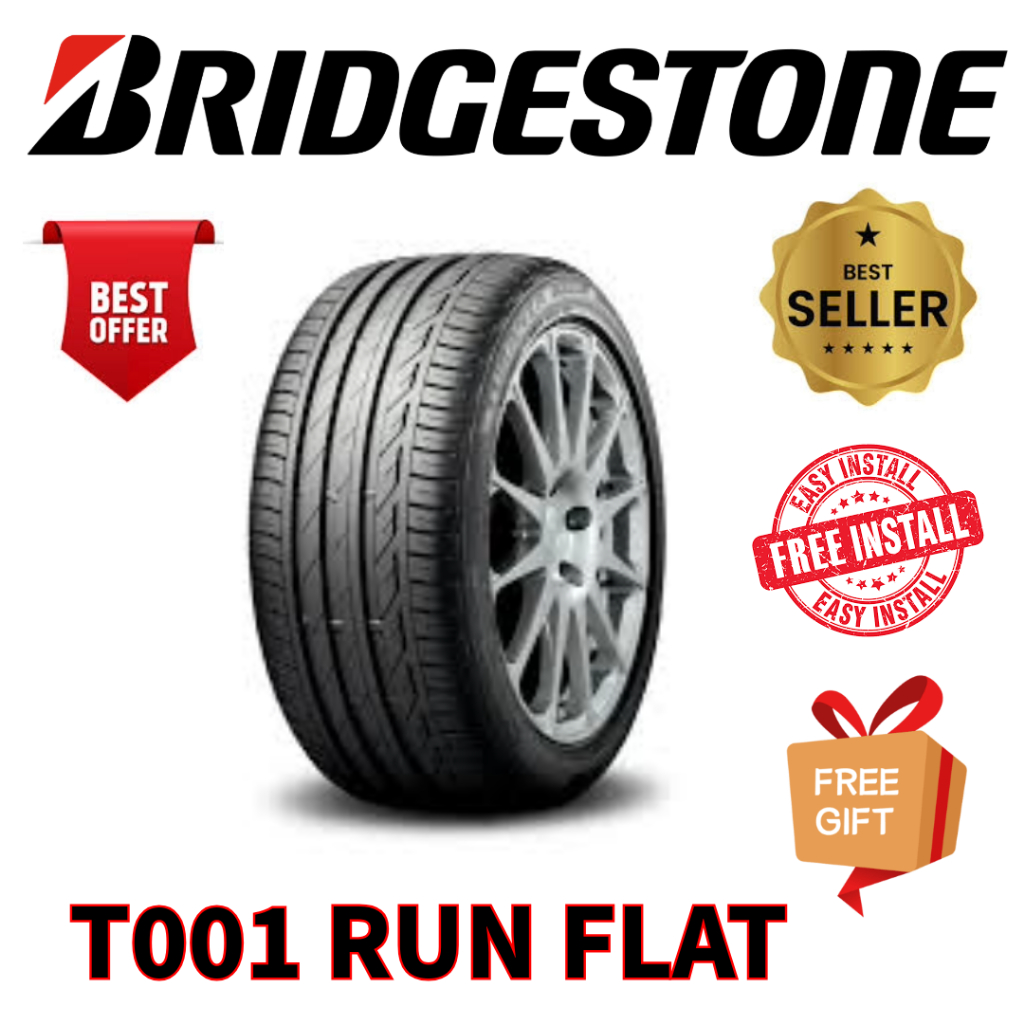 225/50/17 BRIDGESTONE TURANZA T001 MOE RUN FLAT TAHUN (2022) PTSTYRE (INSTALLATION & DELIVERY ...