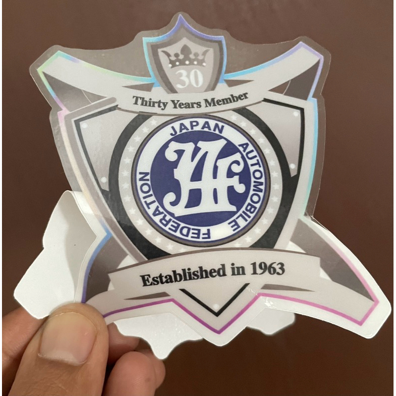 JDM🔰 JAF kelawar 30th premium Japan Car Sticker | Shopee Malaysia