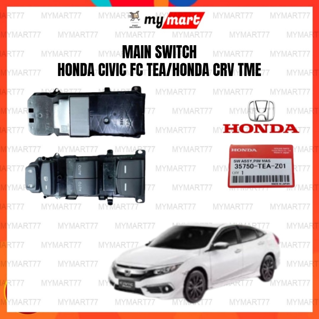 Original Honda Main Switch Honda Civic FC Tea Honda CRV Tme 2016-2022 ...