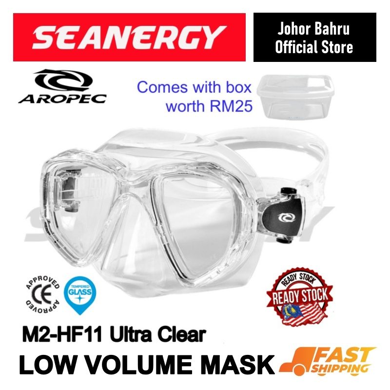 AROPEC M2-HF11 Ultra Clear Diving Mask for Scuba Diving Snorkeling Free ...