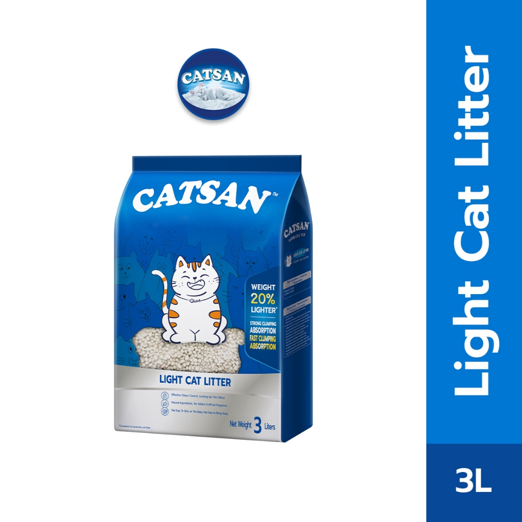 CATSAN Light Cat Litter Sand for All Ages 3L | Shopee Malaysia