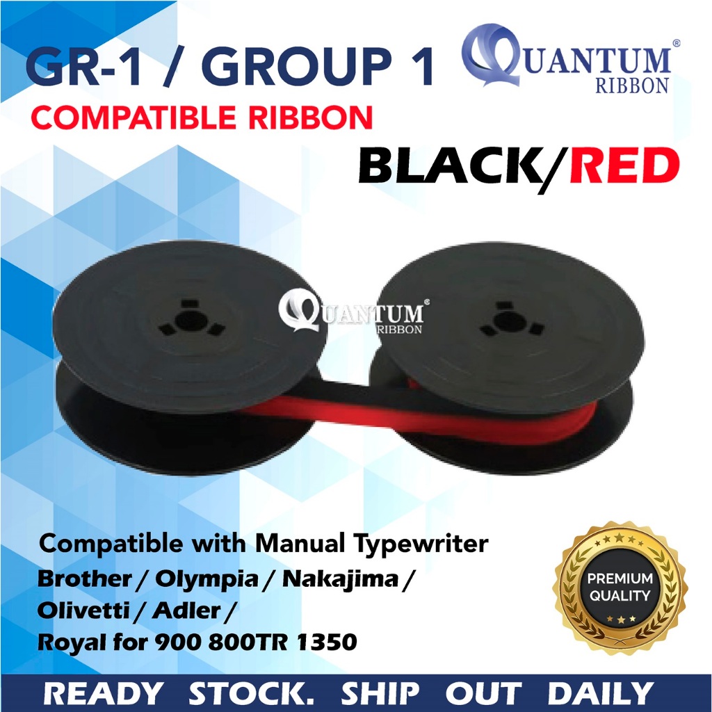 GR1 GR-1 GR 1 Spool Ribbon for Manual Typewriter DIN2103 Olympia Adler ...
