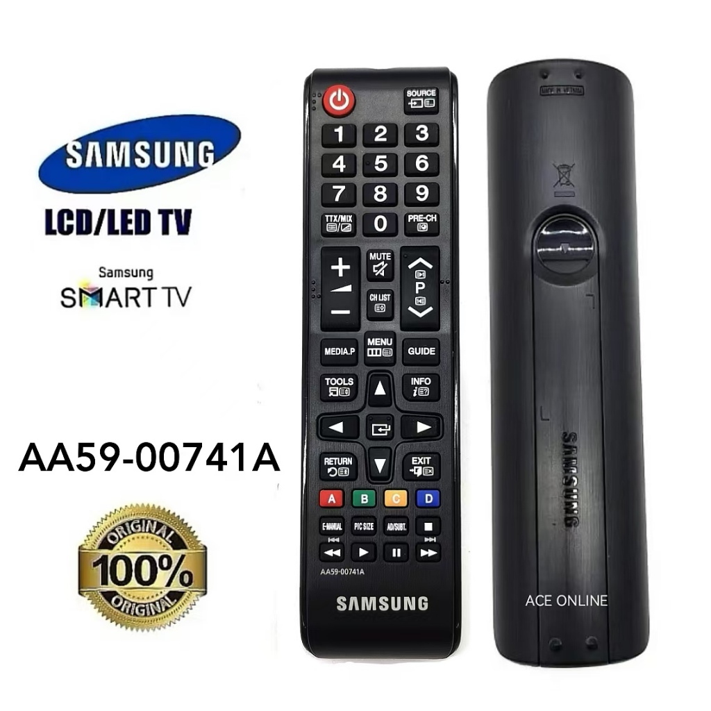 SAMSUNG LED /LCD /PLASMA TV REMOTE CONTROL AA59-00741A (Original Or OEM ...