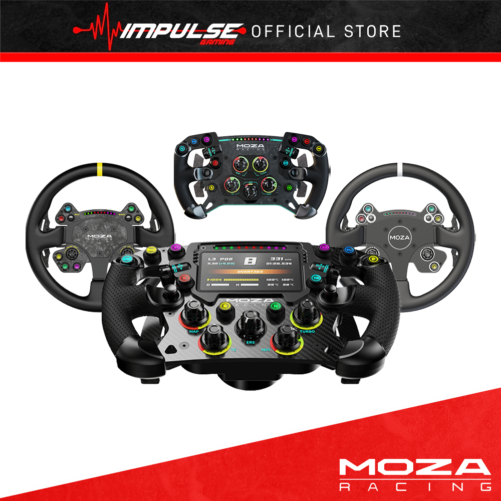 Moza Steering Wheel CSV2P / FSR / GSV2P / KS / RS V2 with R9 and R12 ...