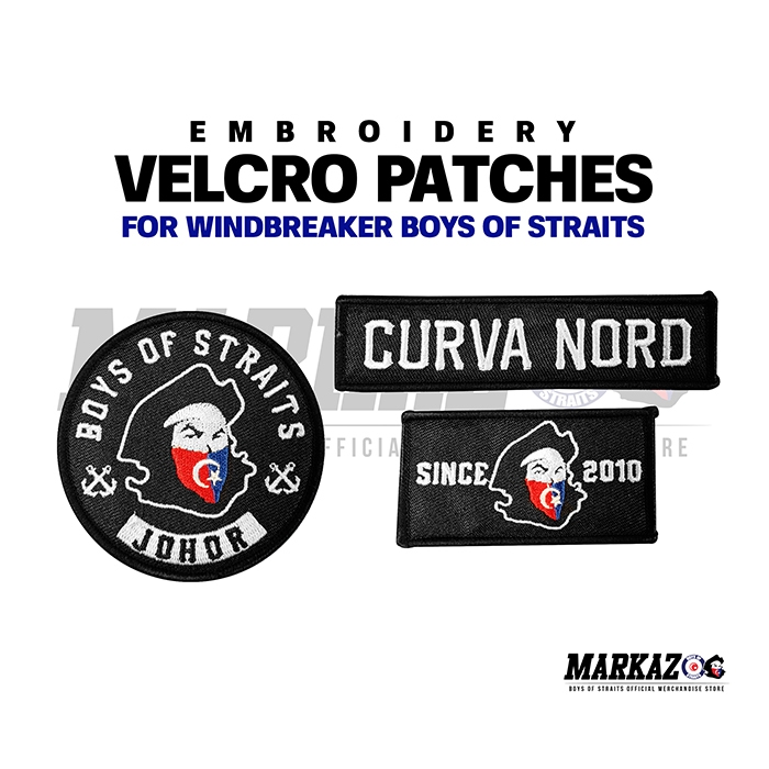 Embroidery Velcro Patches Set (for Windbreaker Boys Of Straits ...