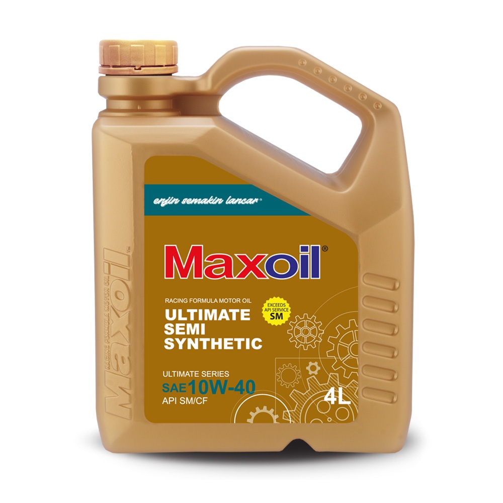 Maxoil Semi Synthetic 10W40 SM/CF (4L) | Shopee Malaysia