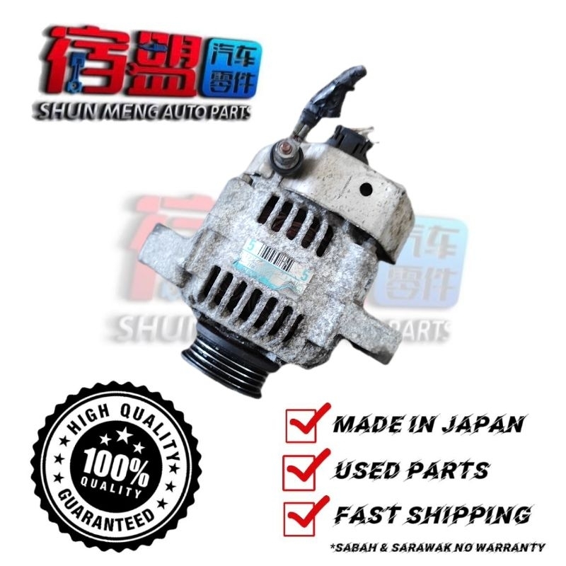 Used Perodua EF Alternator Dynamo For Kancil Kelisa Kenari Myvi Viva 660CC 850CC 1000CC L5 L6 L7 ...