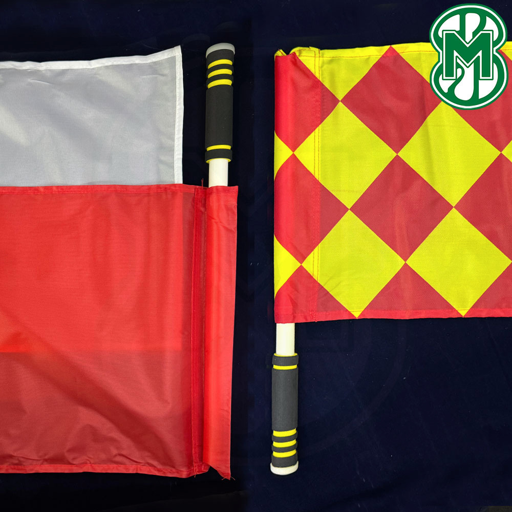 Linesman Flag / Red & White Flag with cover (Football Bolasepak ...