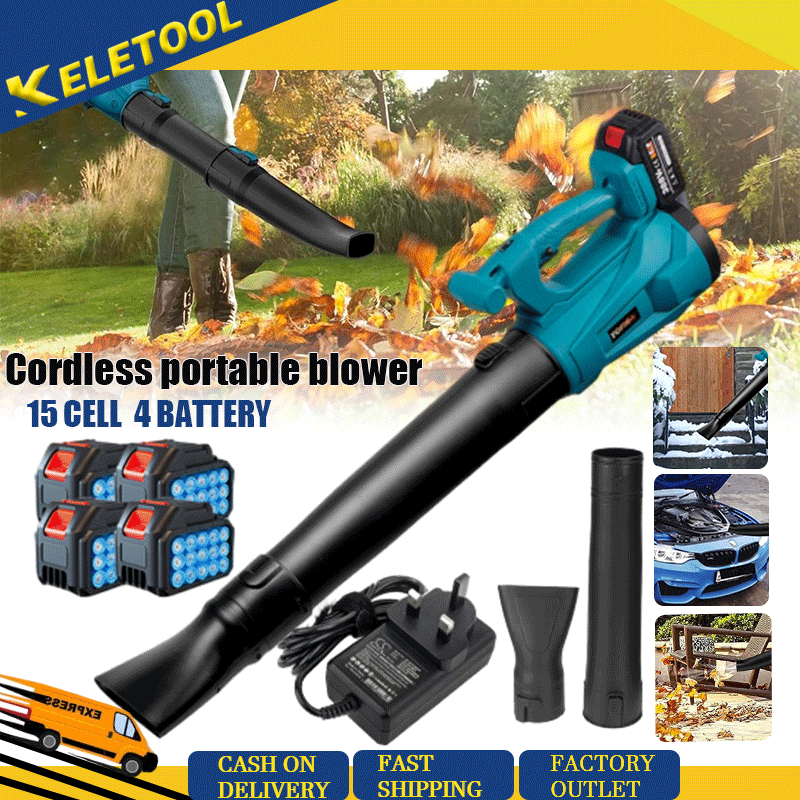 Tembak Mesin angin air Blower Rumput cordless portable blower Vacuum ...