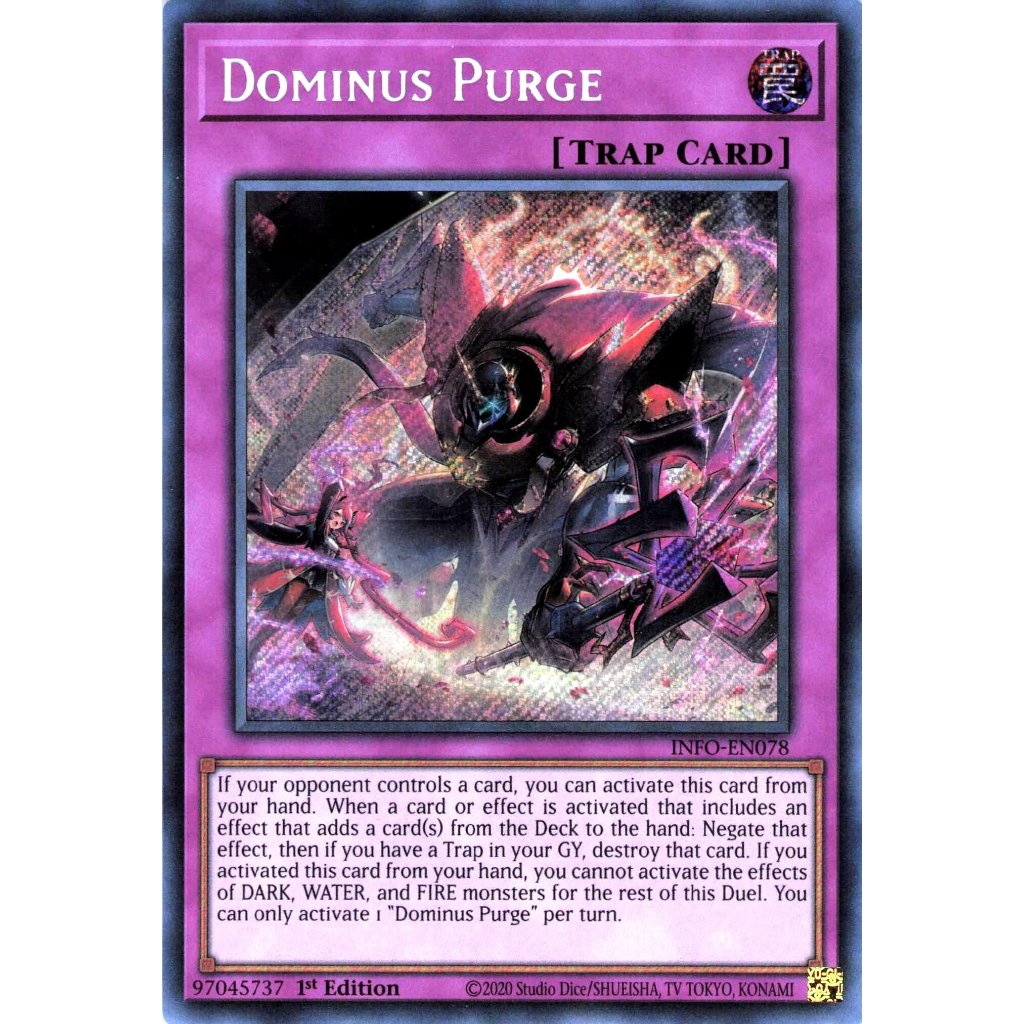 [WujuStyle] Yu-Gi-Oh 游戏王 INFO-JP078 Dominus Purge | Shopee Malaysia
