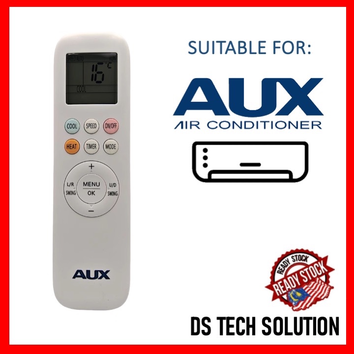 AUX Aircond Remote Control Replacement YKR-T/011E | Shopee Malaysia