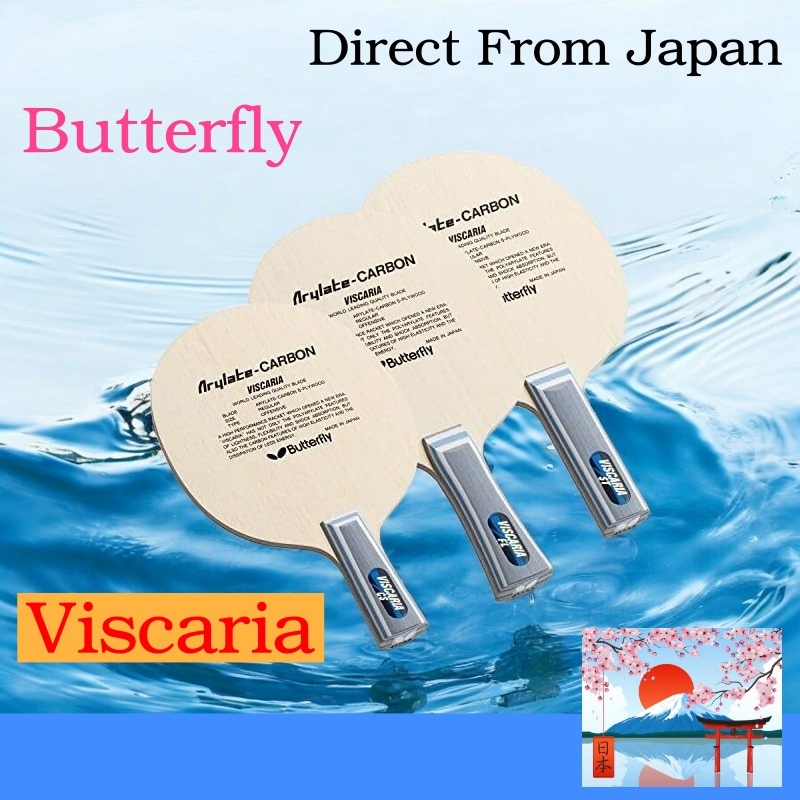 Butterfly Table Tennis Racket Viscaria Shakehand Attack with Special ...