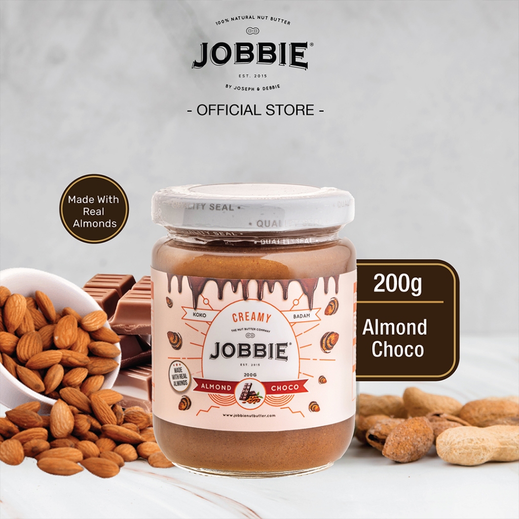 JOBBIE Creamy Almond Choco Spread (200g) | Shopee Malaysia