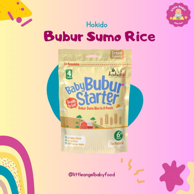 HOKIDO 👉🏻 Bubur Sumo Rice untuk bayi 6bulan+ (HALAL) | Shopee Malaysia