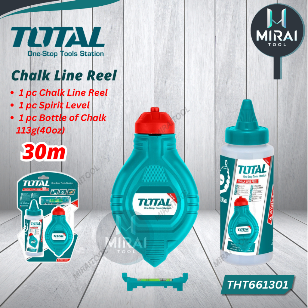 TOTAL THT661301 Chalk Line Reel | Shopee Malaysia