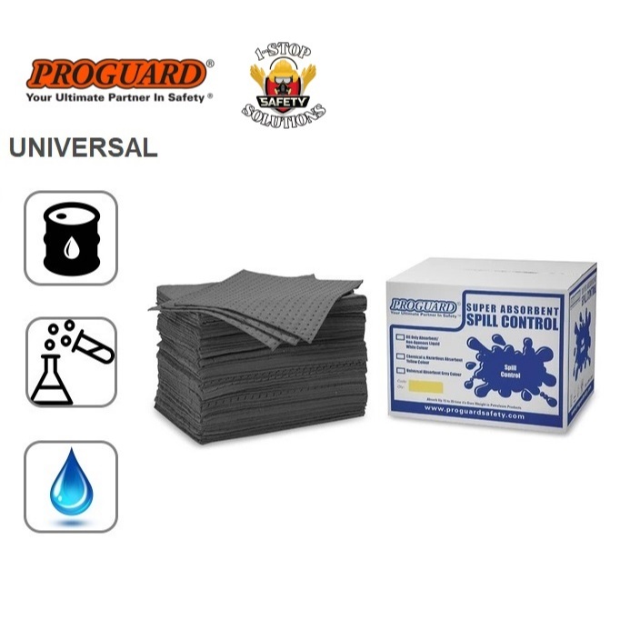 Proguard Absorb Up 15 to 20 Time 145 L Universal Sorbent Pad MOS ...
