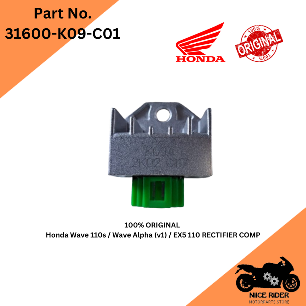 Honda RECTIFIER COMP REGULATOR FOR HONDA WAVE110S 110 DX WAVE ALPHA V1 ...