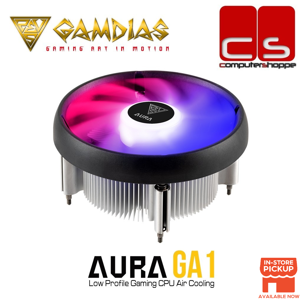 Gamdias AURA GA1 Multi-color CPU Air Cooler | Shopee Malaysia