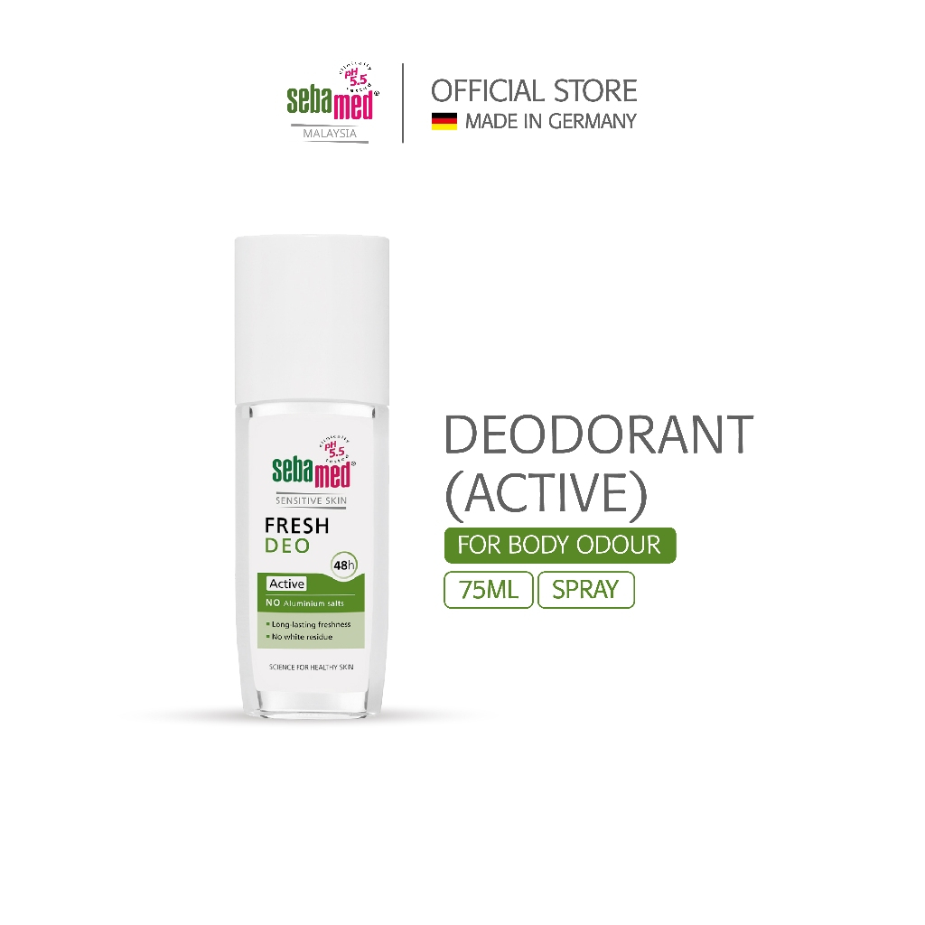 Sebamed Active Deodorant Spray (75ml) | Shopee Malaysia