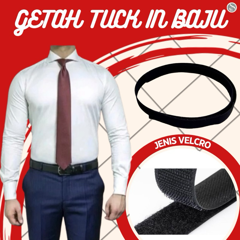 Getah Tuck In Baju Kemeja Shirt Tuck In Shirt Stay READY STOCK | Shopee ...
