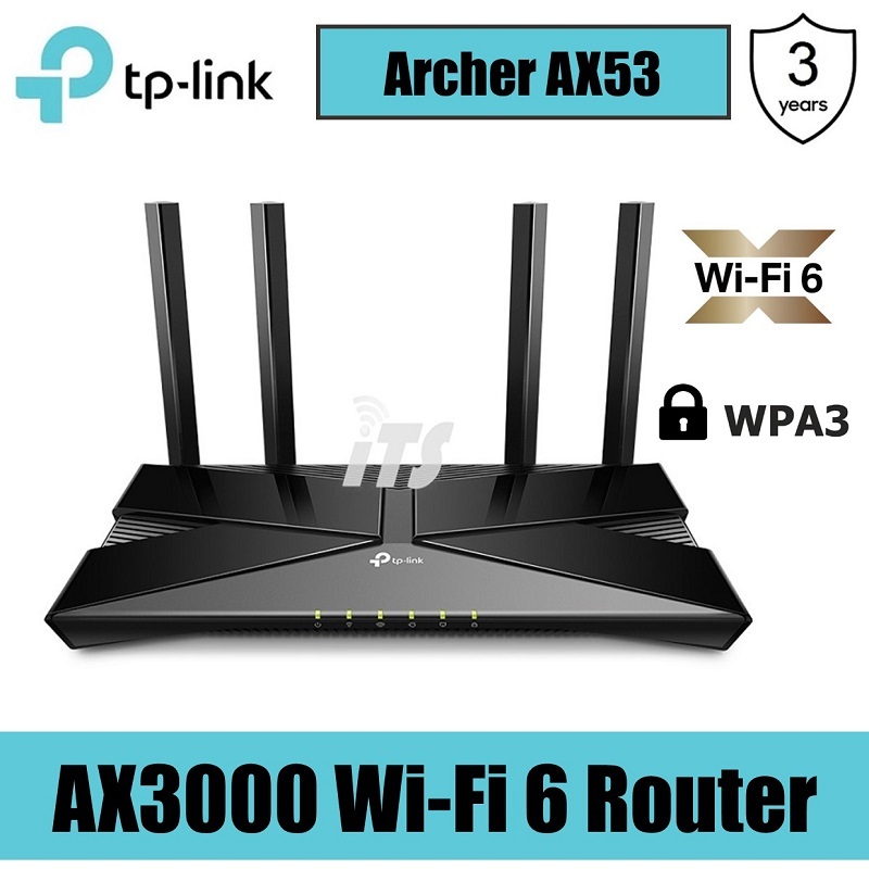 TP-Link AX3000 Dual Band Gigabit Wi-Fi 6 Router (Archer AX50 / AX53 ...