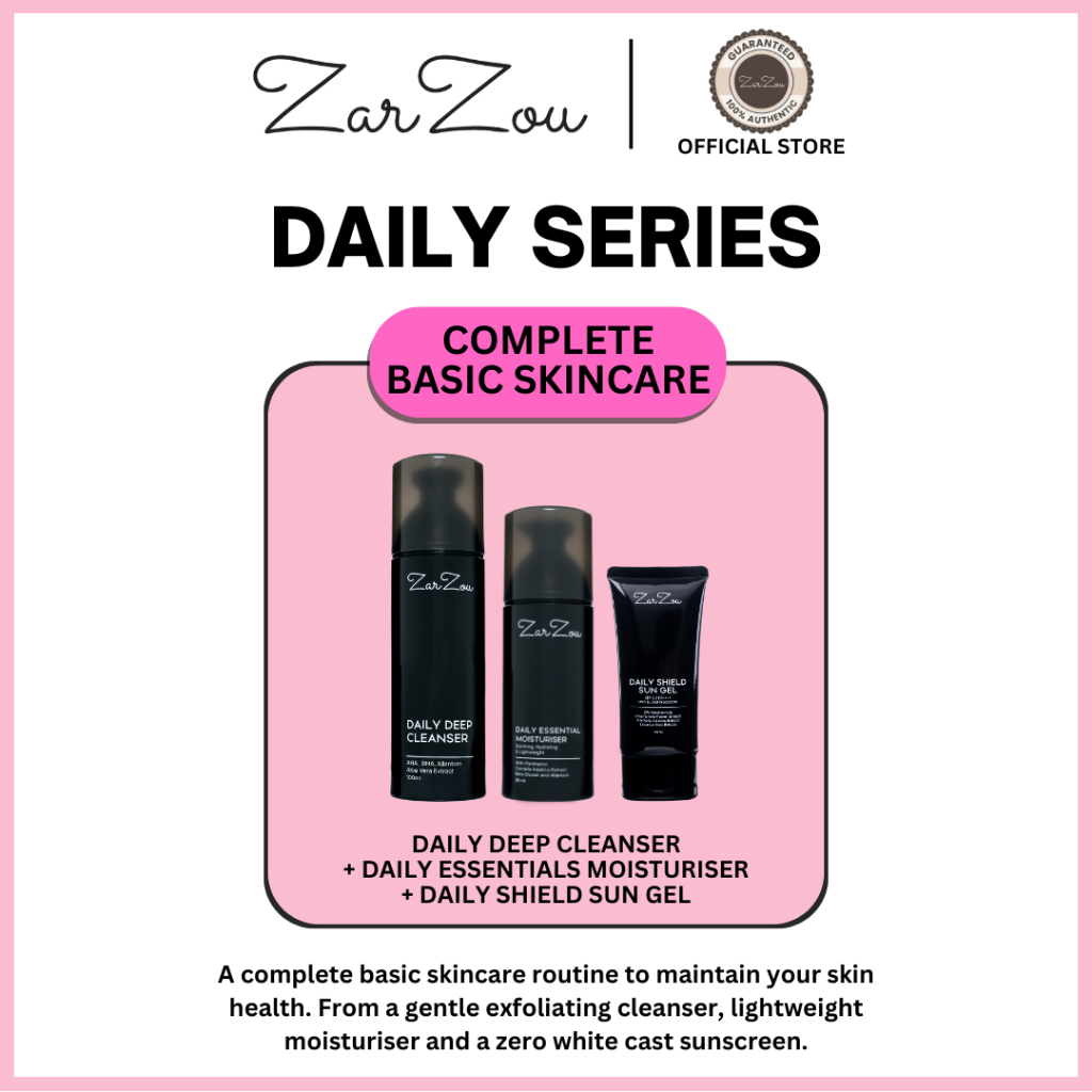 Daily Series Skincare ZarZou | Shopee Malaysia