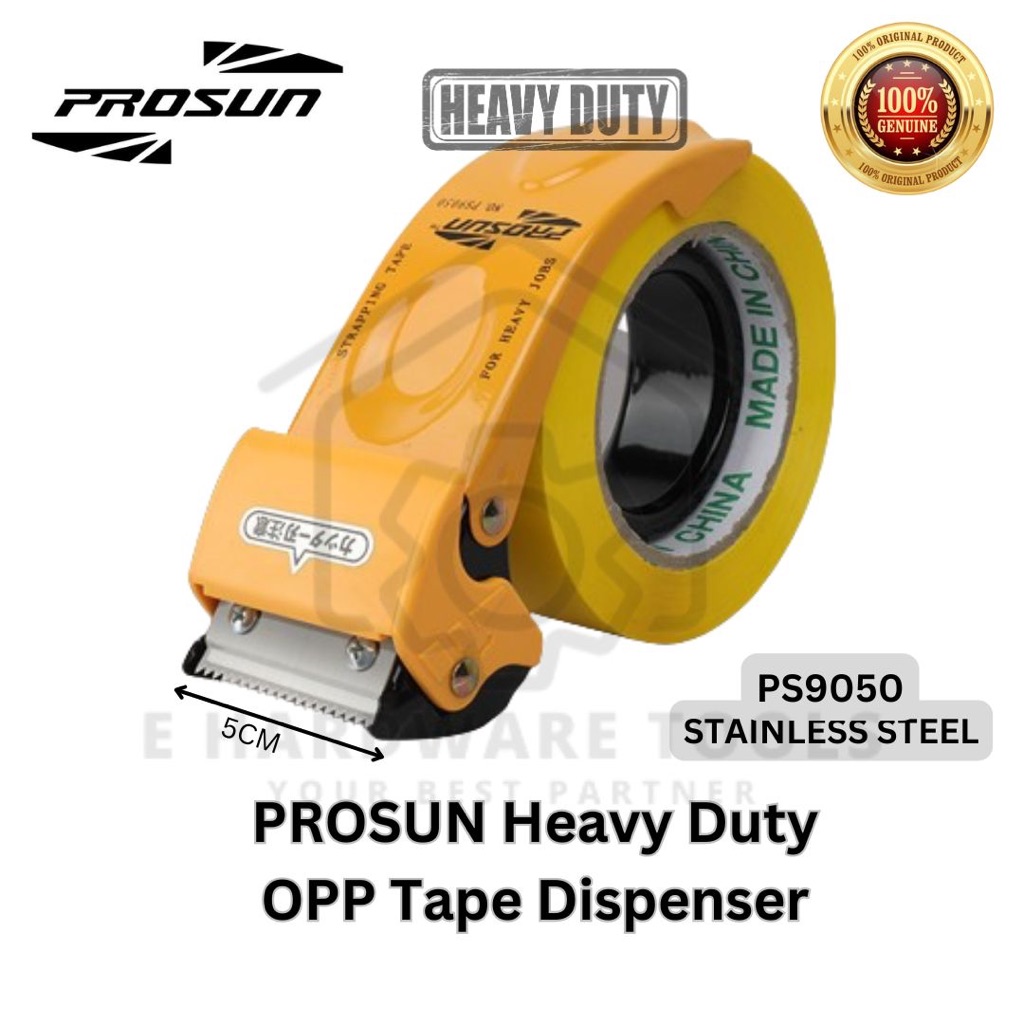 PROSUN PS9050 Heavy Duty Stainless Steel Tape Dispenser / JS-01 ...