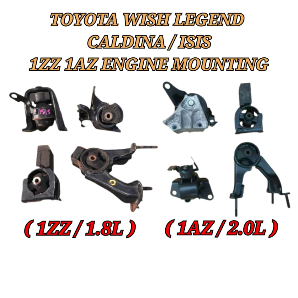 Engine Mounting / Gearbox Mounting Toyota Wish Legend Caldina Isis 1ZZ ...