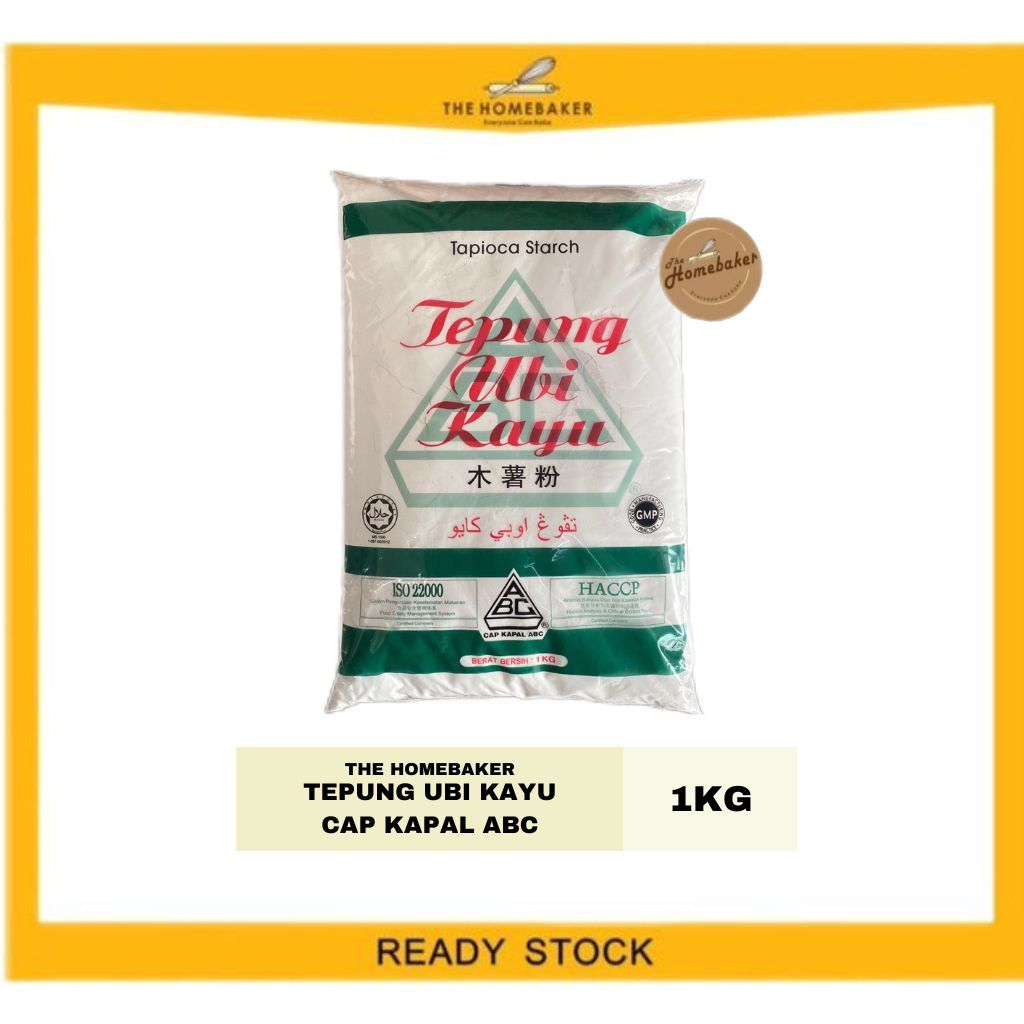 Tapioca Starch Cap Kapal ABC 500g 1kg / Tepung Ubi Kayu Cap Kapal ABC / HomeBaker / Halal ...