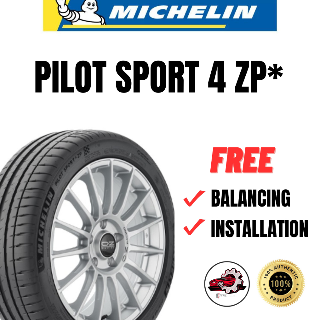 MICHELIN PILOT SPORT 4 ZP* (18 INCH & 19 INCH) | Shopee Malaysia
