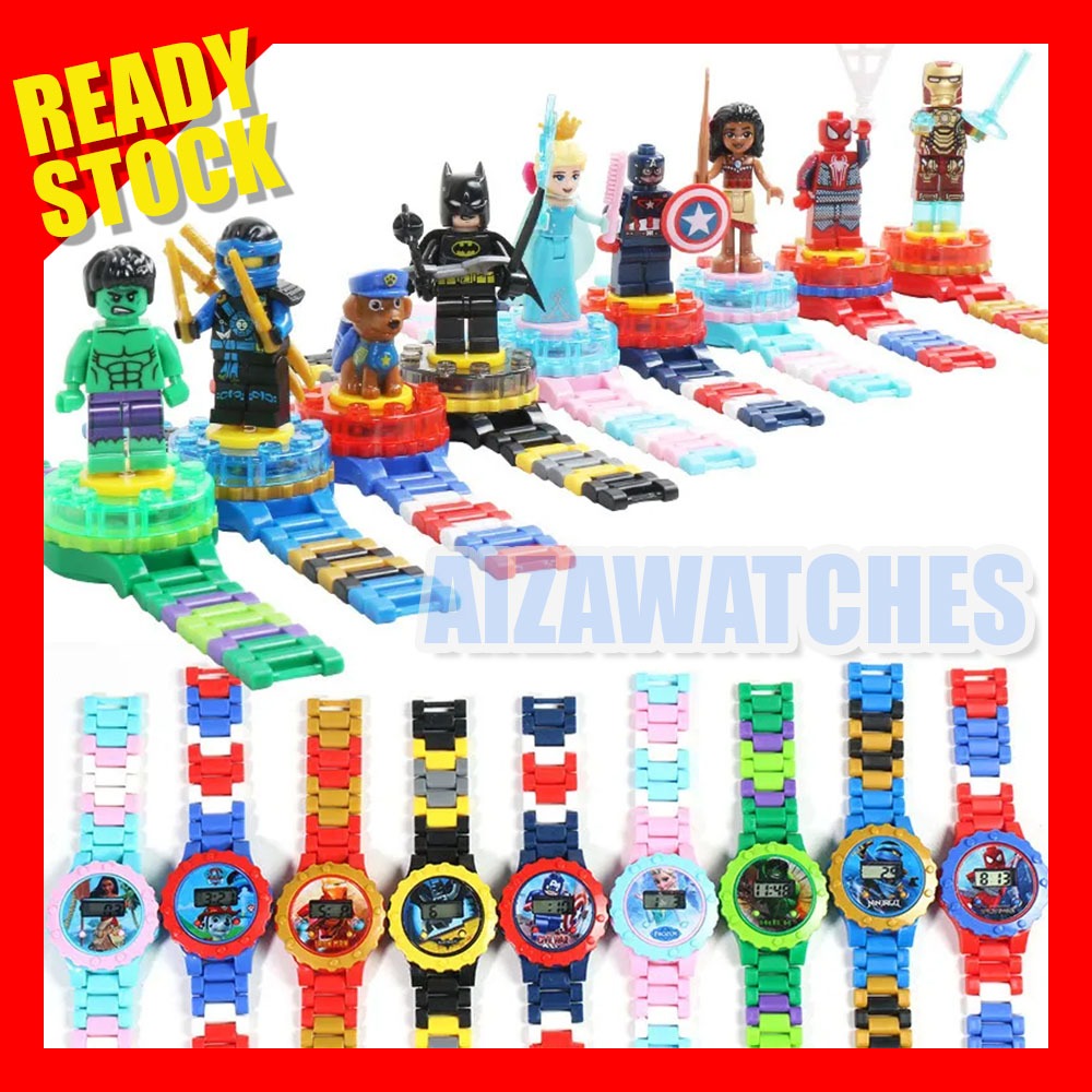 JAM LEGO JAM TANGAN KANAK-KANAK LELAKI & PEREMPUAN JAM BUDAK LEGO HULK ...