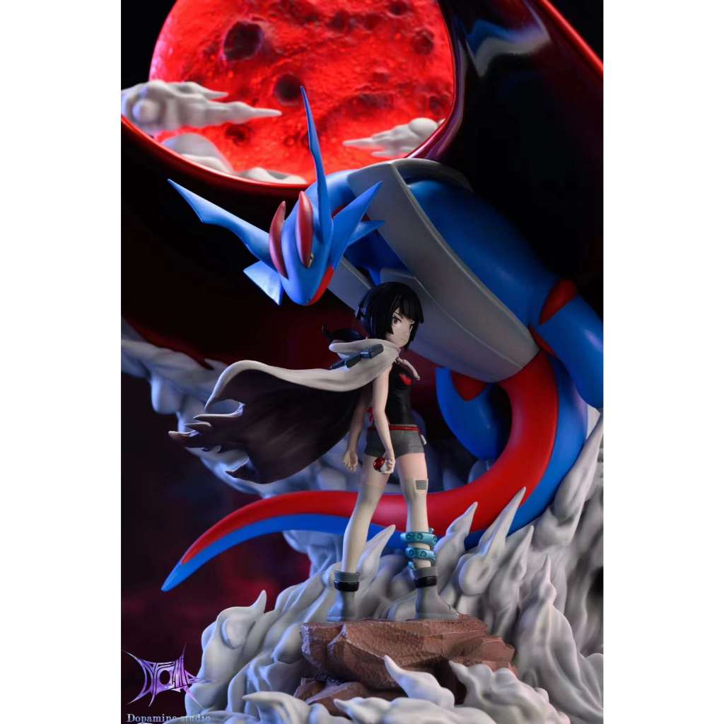 Dopamine Studio - Mega Salamence & Zinnia Pokemon Resin Statue GK Anime ...