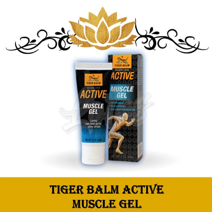 Tiger Balm Active Muscle Rub Muscle Gel 60G | Shopee Malaysia