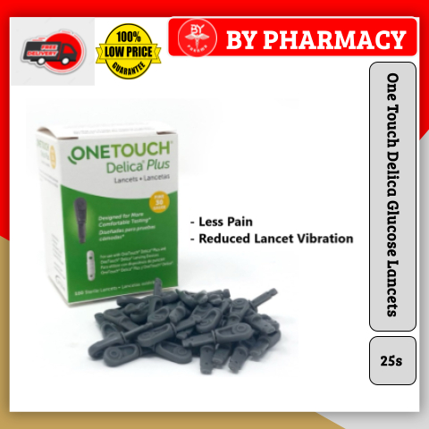 One Touch Delica Plus Lancets 25s Less Pain Lancets for one touch ...